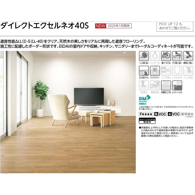 EIDAI DYSB-GU ライトグレージュ柄 EIDAI防音直張りフロアL40 ダイレクトエクセルネオ40Sシート・ボーダータイプ 会社、個人事業主様限定。 : 住設オンデマンド - 通販 ...
