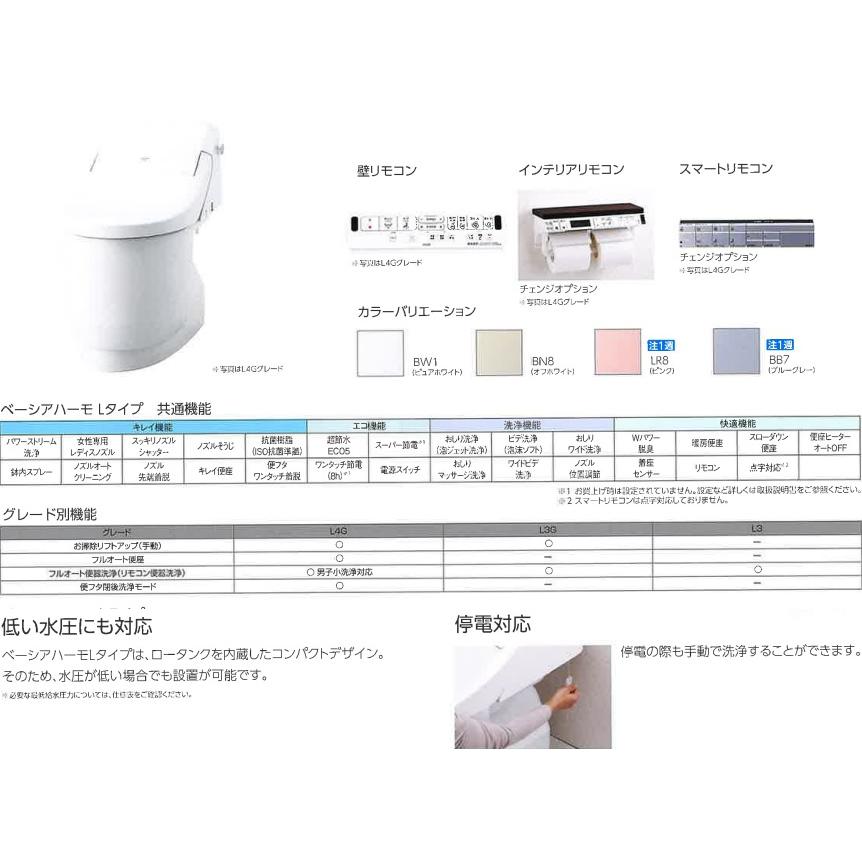 LIXIL YBC-BL10SU+DT-BL113GULIXIL新ベーシアハーモLG3グレード アクアセラミック便器 床排水芯200mm 会社、個人事業主、店舗様限定。 : 住設オンデマンド ...