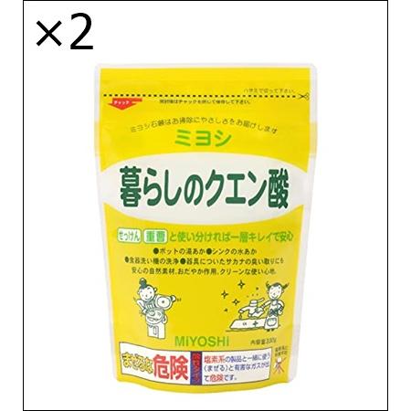 【2個セット】暮らしのクエン酸? 330g : 4537130101209-2 : ジュヨー.com - 通販 - Yahoo!ショッピング