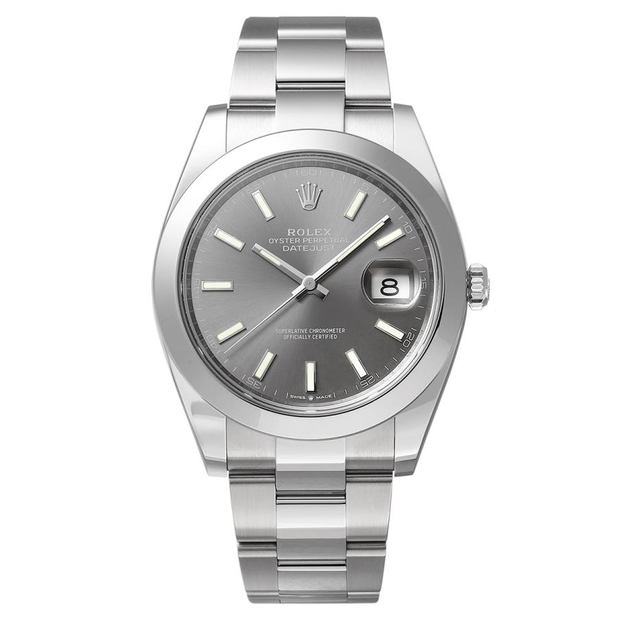 ロレックス デイトジャスト41 腕時計 ROLEX 126300 スレート : ハタ貴金属 - 通販 - Yahoo!ショッピング