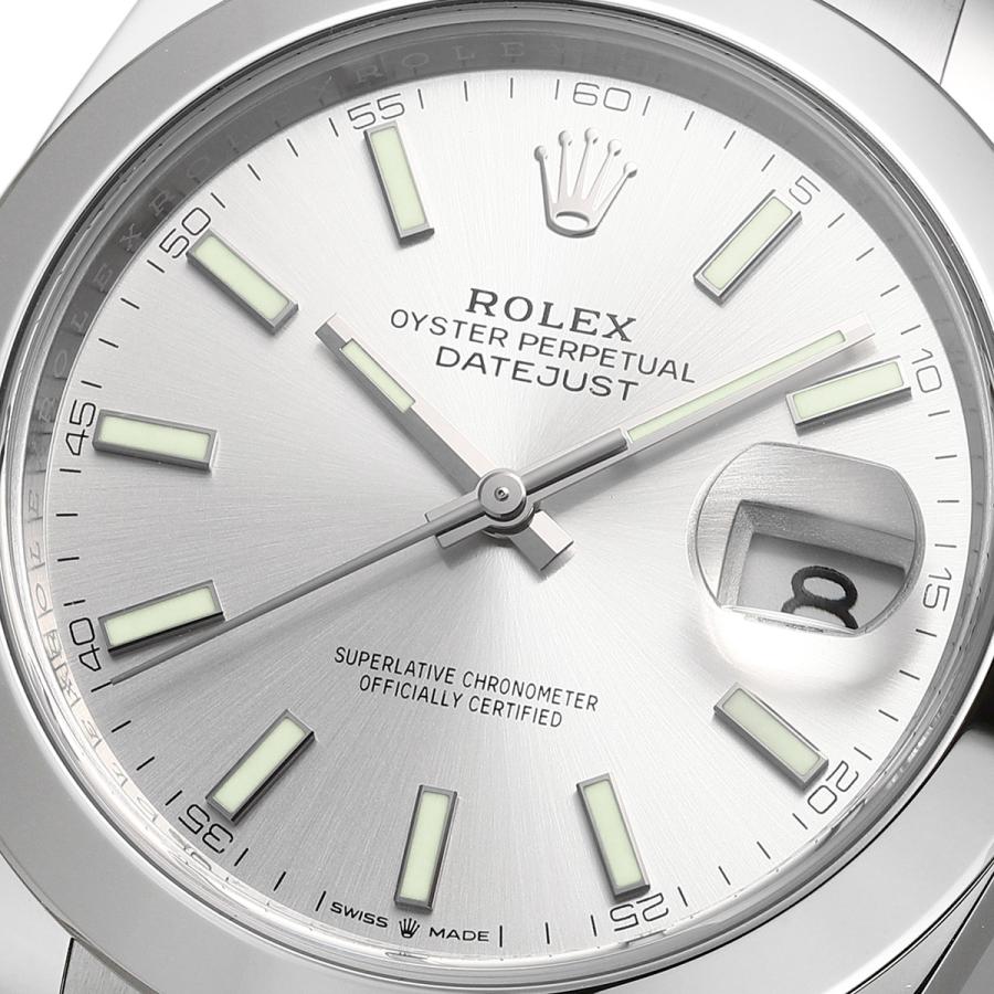 ロレックス デイトジャスト41 腕時計 ROLEX 126300 シルバー : ハタ貴金属 - 通販 - Yahoo!ショッピング