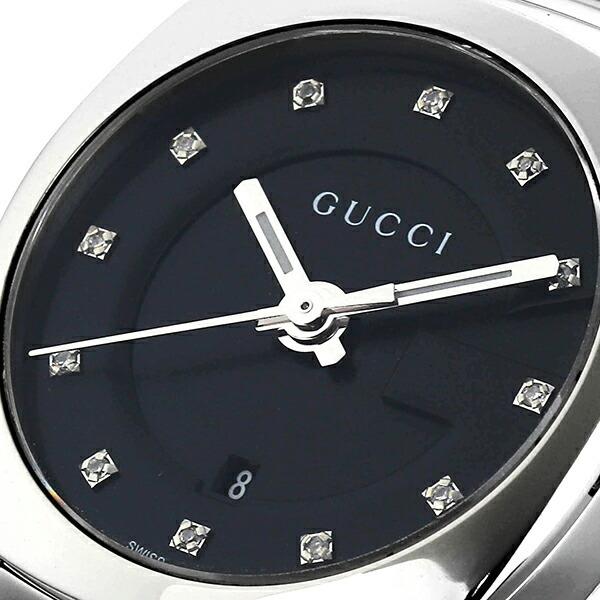 GUCCI グッチ ウォッチ 腕時計 YA142503 ブラック 黒 新品電池で安心出荷 : ハタ貴金属 - 通販 - Yahoo!ショッピング