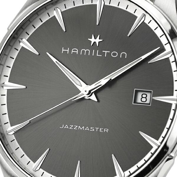 HAMILTON（ハミルトン） ジャズマスター ジェントクォーツ 腕時計 HAMILTON H32451581 グレー 新品電池で安心出荷 ...