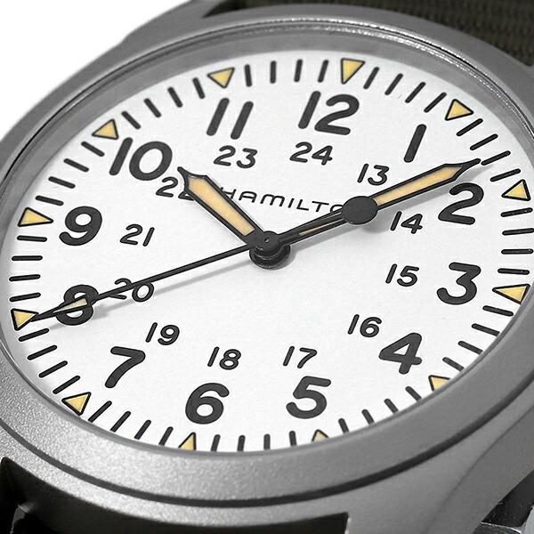 HAMILTON（ハミルトン） カーキフィールド メカニカル 腕時計 HAMILTON H69529913 ホワイト 白 : ハタ貴金属 ...
