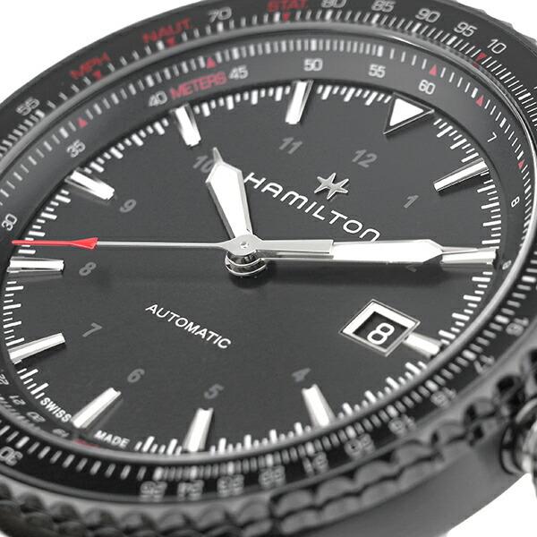 HAMILTON ハミルトン カーキ アビエーション コンバーター 腕時計 H76625530 ブラック : ハタ貴金属 - 通販 ...