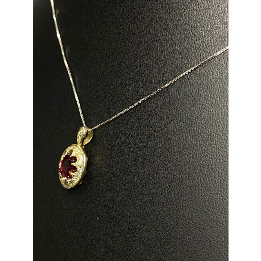 ルベライト 0.73ct / ダイヤモンド 計0.16ct K18WG ネックレス【CHP00662】 : SecretBase河原宝飾 - 通販 - Yahoo!ショッピング