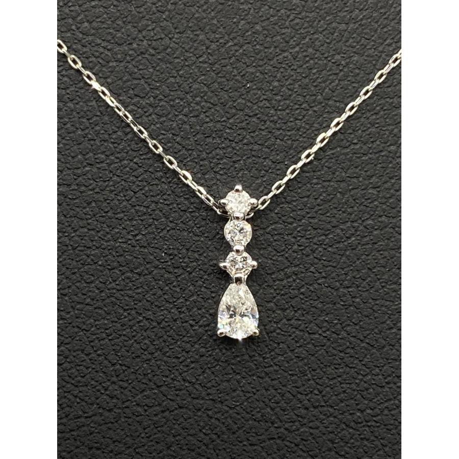 ダイヤモンド 計0.2ct K18WG ネックレス【リフレッシュメント】【CHP00798】 : SecretBase河原宝飾 - 通販 - Yahoo!ショッピング