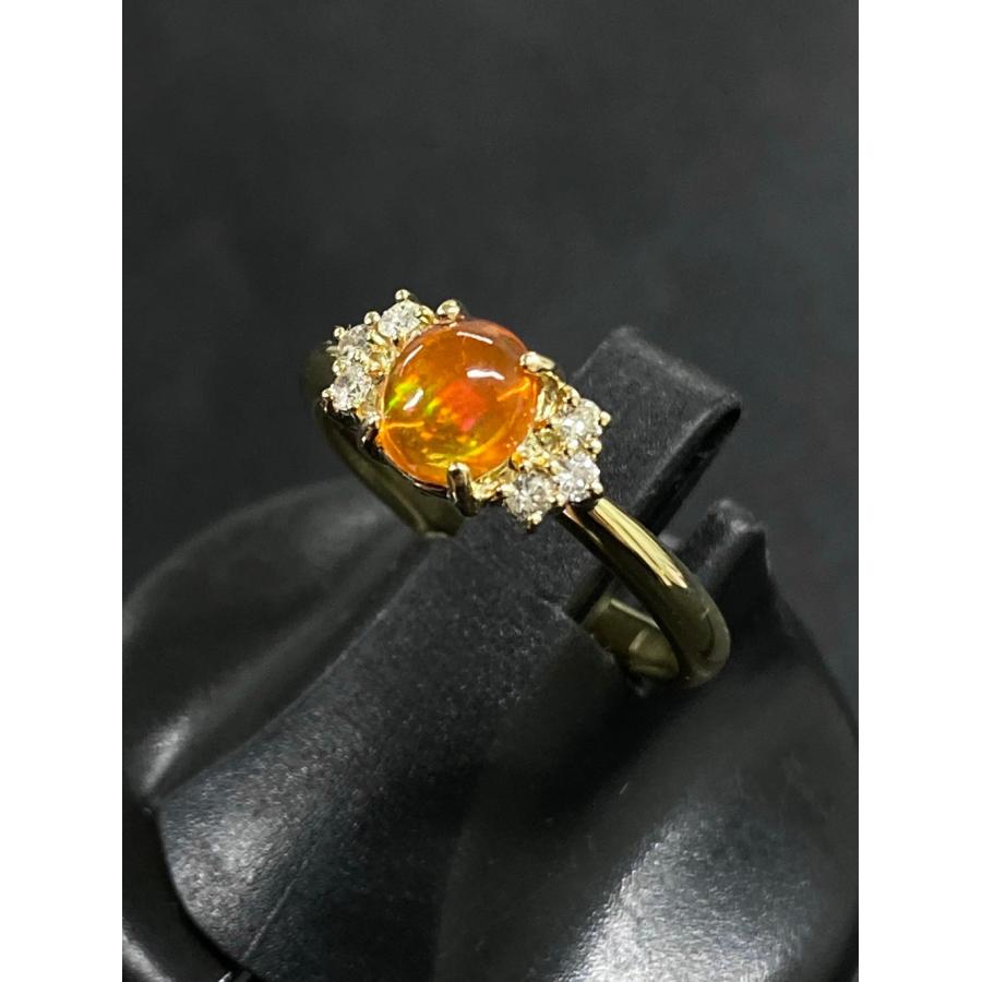 オパール 0.66ct / ダイヤモンド 計0.14ct K18 リング 【CHR01816】 : SecretBase河原宝飾 - 通販 - Yahoo!ショッピング