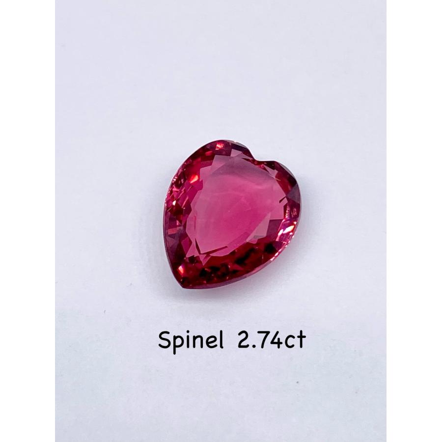 さざんかの花びらハート スピネル 2.74ct ルース 【唐紅色：からくれない】【SG31】 : SecretBase河原宝飾 - 通販 - Yahoo!ショッピング