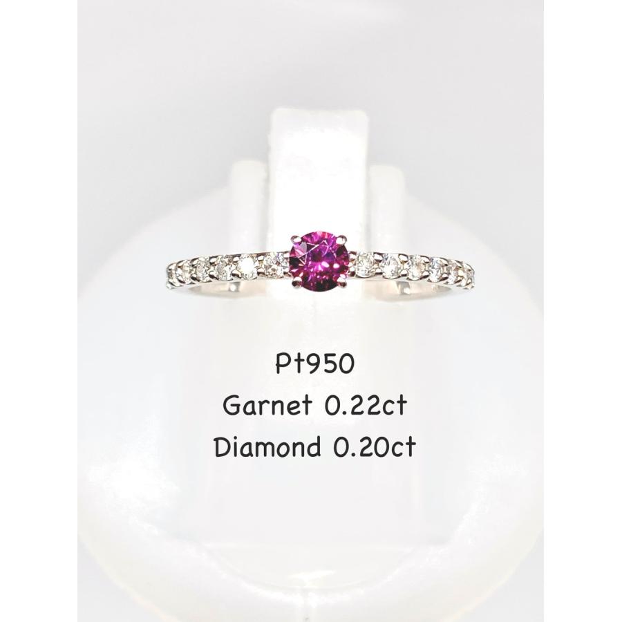 【新品】ガーネット 0.22ct / ダイヤモンド 計0.20ct Pt950 リング【新品】【CHR01884】 : SecretBase河原宝飾 - 通販 - Yahoo!ショッピング