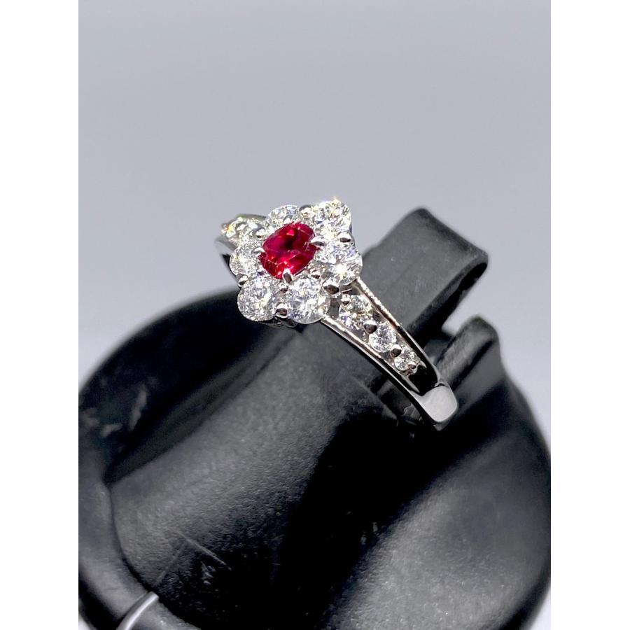 【動画リンク Twitter/Xあり】レッドベリル 0.133ct / ダイヤモンド 計0.55ct Pt900 リング【CHR01886】 : SecretBase河原宝飾 - 通販 ...
