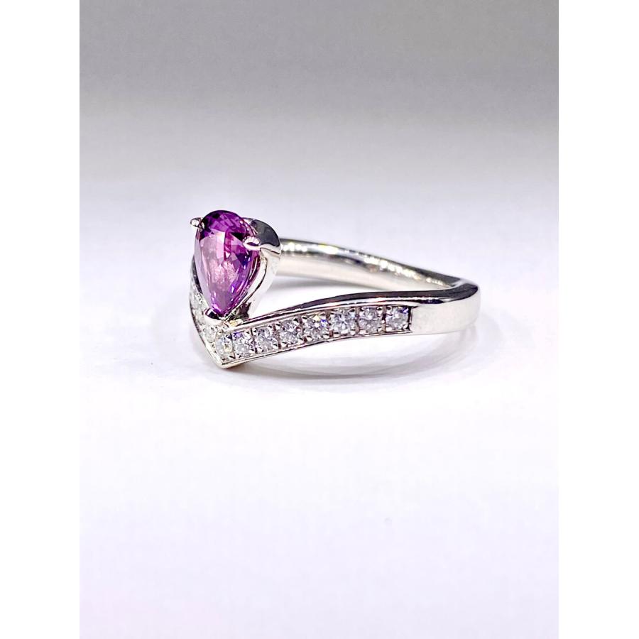 パープルサファイア 1.14ct/ダイヤモンド 計0.27ct Pt900 リング【CHR01898】 : SecretBase河原宝飾 - 通販 - Yahoo!ショッピング
