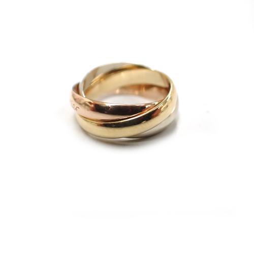 TRINITY（Cartier） カルティエ Cartier 750 K18 YG WG PG 48号 トリニティ リング : SecretBase河原宝飾 - 通販 - Yahoo!ショッピング