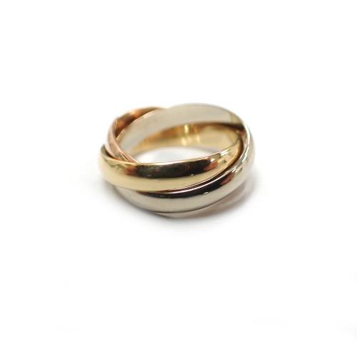 TRINITY（Cartier） カルティエ Cartier 750 K18 YG WG PG 48号 トリニティ リング : SecretBase河原宝飾 - 通販 - Yahoo!ショッピング