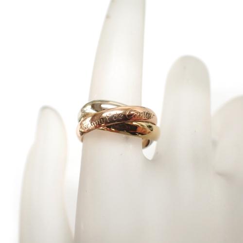 TRINITY(Cartier) カルティエ Cartier 750 K18 YG WG PG 48号 TRINITY(Cartier) カルティエ Cartier 750 K18 YG WG PG 48号