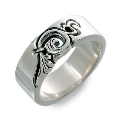 M's collection シルバー リング 指輪 ハート 彼氏 誕生日 ギフトラッピング エムズコレクション メンズ プレゼント : mc ...