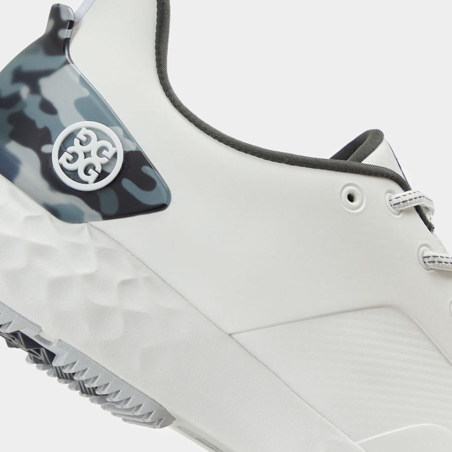 G/FORE (USモデル)G/FORE MG4+ カモ アクセント スパイクレス ゴルフシューズ ホワイト（SNOW / CHARCOAL CAMO）カラー メンズ GMF000014 ...