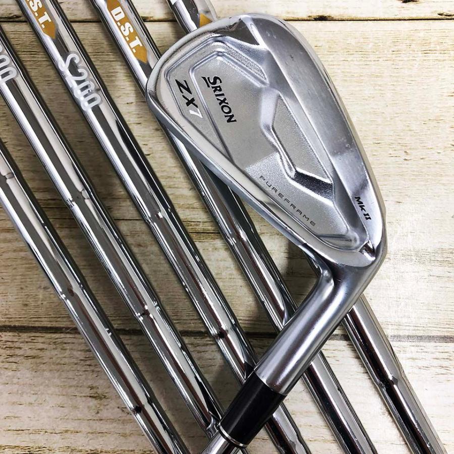(中古)ダンロップ SRIXON ZX7 Mk2 アイアンセット 5-9P 6本組 S200フレックス ダイナミックゴールド D.S.T. 右利き用 Cランク ...
