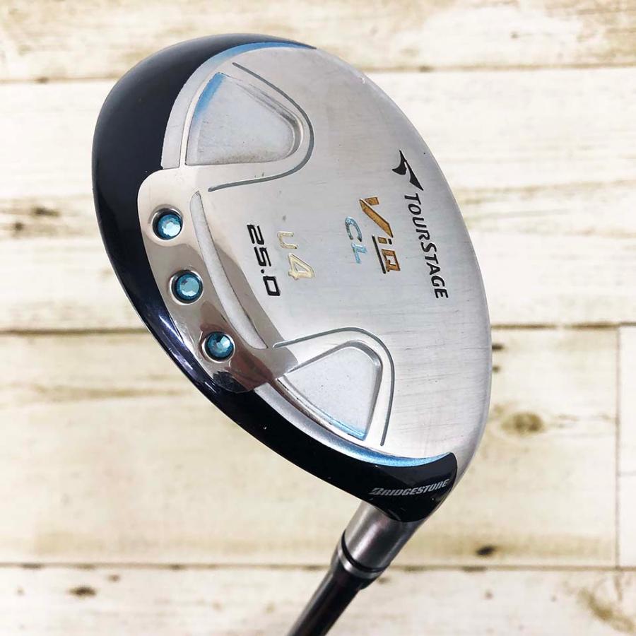 ブリヂストンスポーツ (中古)(レディース)ブリヂストン TOURSTAGE ViQ CL ユーティリティー 4U 25° Lフレックス VU-40 右利き用 Dランク : GOLF J ...