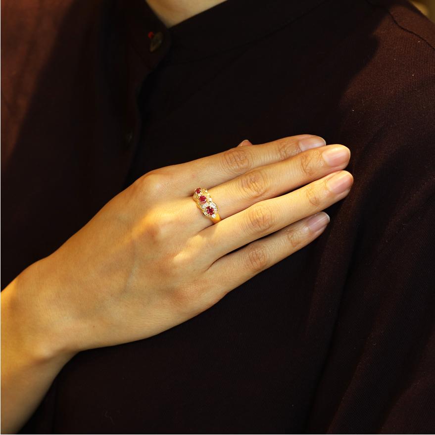 K18 ルビー0.81ct／ダイヤモンド0.43ctリング 全国送料無料 ruby : r031 : ジュエリー小林 - 通販 - Yahoo!ショッピング