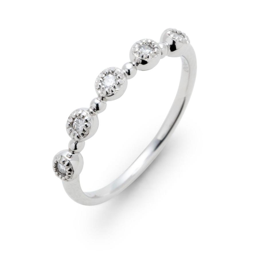 【公式ストア】指輪 リング レディース プラチナ PT900 ダイヤモンド 0.07ct 5石 ミル打ち 婚約指輪 ダイヤモンドジュエリーLEGAN（レガン） : ダイヤモンドジュエリー ...