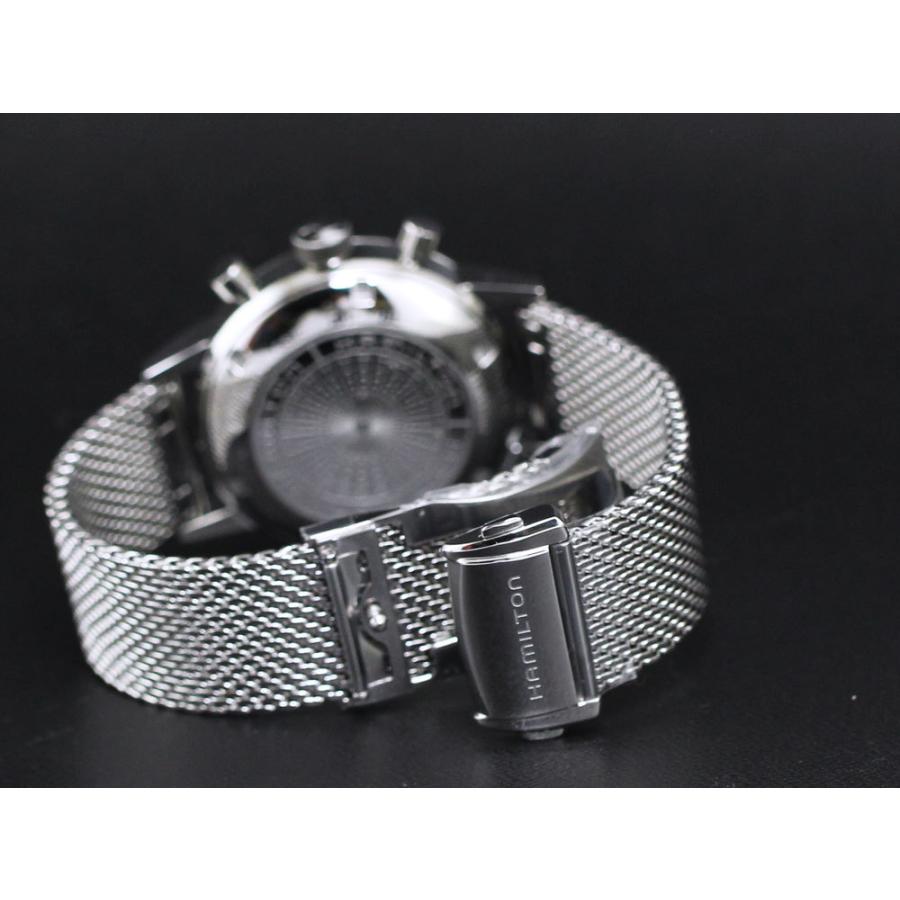 HAMILTON 【ハミルトン公認】[選べる5年延長保証] イントラマティック オートクロノ 40mm メッシュ INTRAMATIC ...