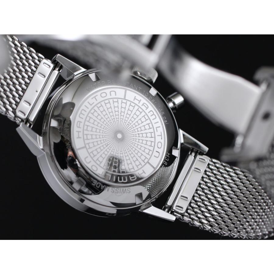 HAMILTON 【ハミルトン公認】[選べる5年延長保証] イントラマティック オートクロノ 40mm メッシュ INTRAMATIC ...