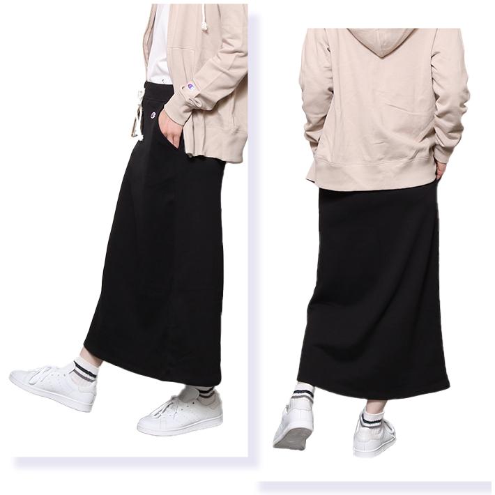 Champion チャンピオン スカート ロング スウェット マキシ丈 Champion チャンピオン スカート ロング スウェット マキシ丈