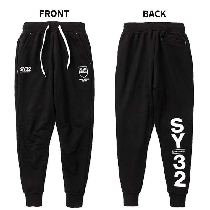 SY32 by SWEET YEARS SWEETYEARS シールド ロゴスウェットパンツ SY32 by SWEET YEARS SWEETYEARS シールド ロゴスウェットパンツ