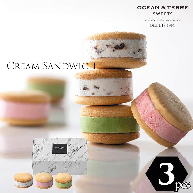 OCEAN & TERRE 期間限定商品 たっぷりクリームサンド 3個セット 〈AS094〉 オーシャンテール スイーツ OCEAN ...