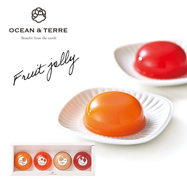 OCEAN & TERRE オーシャンテール Premiumフルーツゼリー セット A 〈A476〉 4個 出産内祝い 結婚内祝い 引出物 内祝い お返し 香典返し おしゃれなギフト お中元 ...