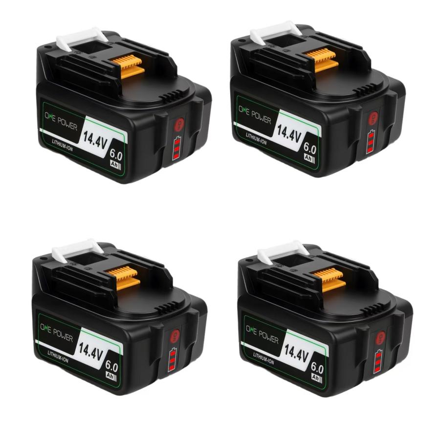 マキタ 14.4V バッテリー BL1460B 6.0AH Makita マキタバッテリー 14V 互換 残量表示 BL1430B ...