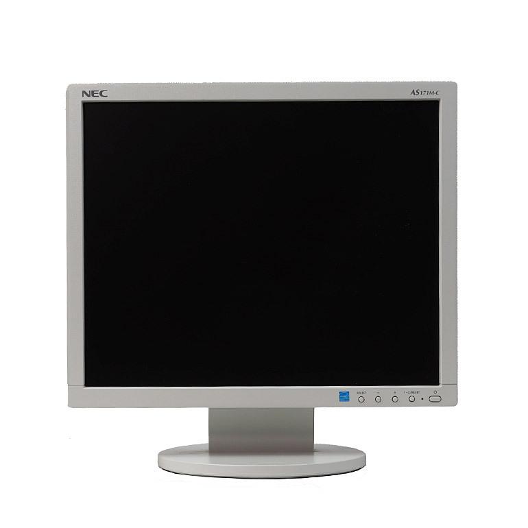 代引き手数料無料 再入荷 17インチ スクエア 中古 液晶モニター NEC AS171M-C ノングレア 解像度1280×1024 VGA×1 DVI×1 ステレオスピーカー搭載 ディスプレイ ...