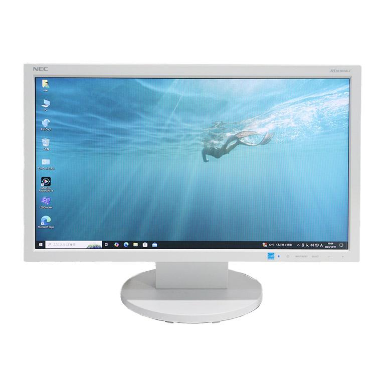 NEC あすつく 中古 モニター LCD-AS203WMi-C ホワイト 19.5インチ ワイド 解像度1600×900 IPSパネル ディスプレイ ノングレア VGA DVI 30日保証 ...