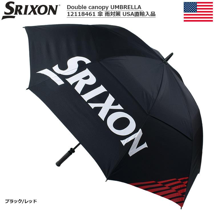 Srixon Double canopy UMBRELLA ダブルキャノピー アンブレラ 12118461 傘 雨対策 USA直輸入品 ...