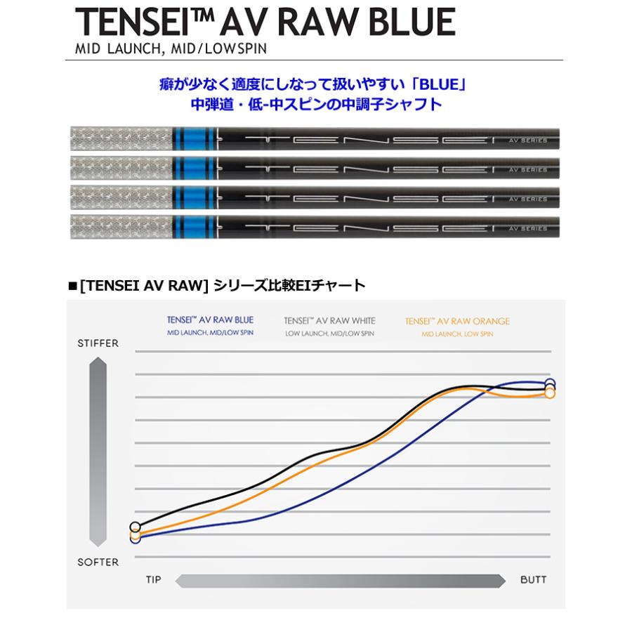 50％割引グレイ系定番人気！ 三菱 TENSEI AV RAW BLUE 55X コブラスリーブ付き その他 ゴルフグレイ系-OTA.ON.ARENA.NE.JP