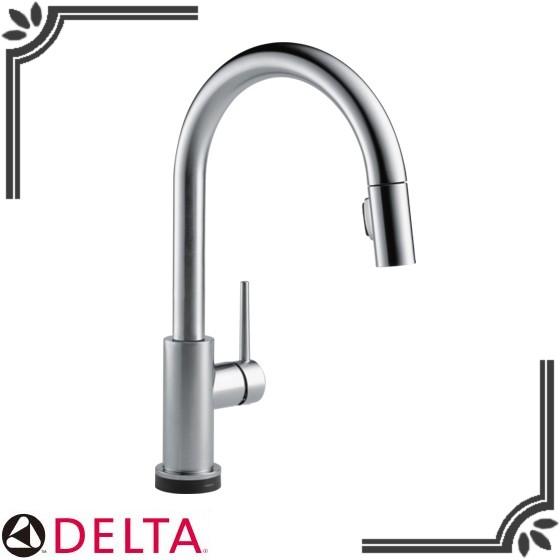 デルタ （DIY) DELTA 9159T-AR-DST Trinsic Touch ワンホール タッチタイプ シャワー引出し式シングルレバー ...