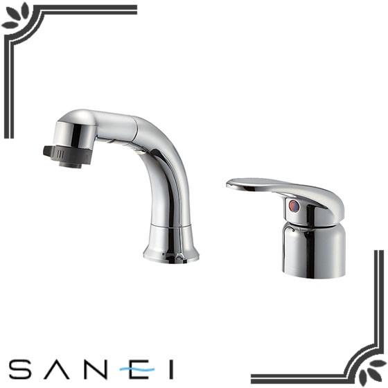 SANEI（水栓金具） SANEI K37110EJV-C-13 U-MIX シングルスプレー混合栓 （洗髪用） : 住宅設備販売ドットコム ヤフー店 - 通販 - Yahoo!ショッピング