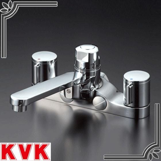 KVK KM296GT デッキ形定量止水付2ハンドル混合栓 : 住宅設備販売ドットコム ヤフー店 - 通販 - Yahoo!ショッピング