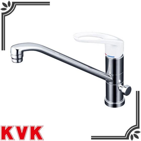 KVK KM5041C 流し台用シングルレバー式混合栓 （回転分岐孔付） : 住宅設備販売ドットコム ヤフー店 - 通販 - Yahoo!ショッピング