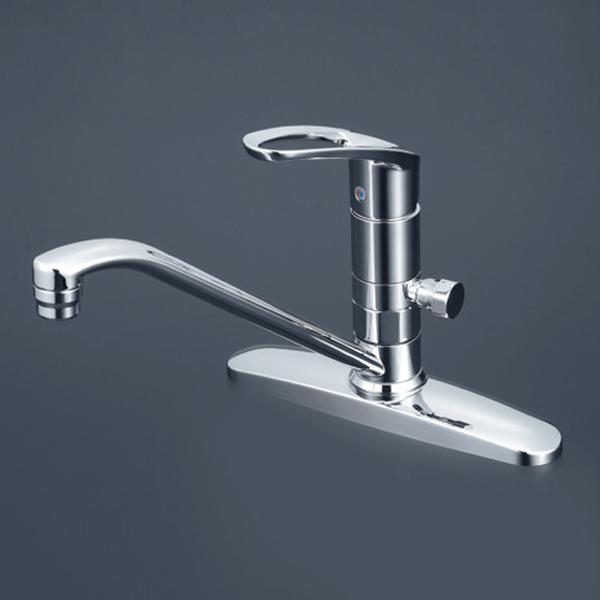 KVK 【KM5091TTN】 キッチン 給水・給湯接続／シングルレバー 混合水栓 分岐孔付 : 住宅設備機器の小松屋 Yahoo!店 - 通販 - Yahoo!ショッピング