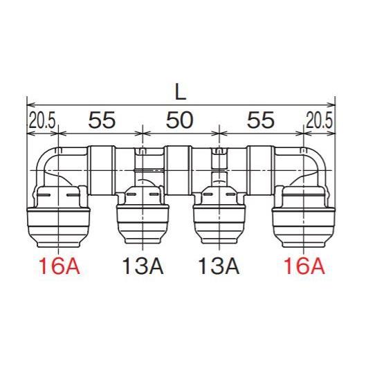 オンダ FF型 回転ヘッダー IN16A×OUT16A・13A 【品番：WH1A-FF06】 : 住設プロ Yahoo!店 - 通販 - Yahoo!ショッピング