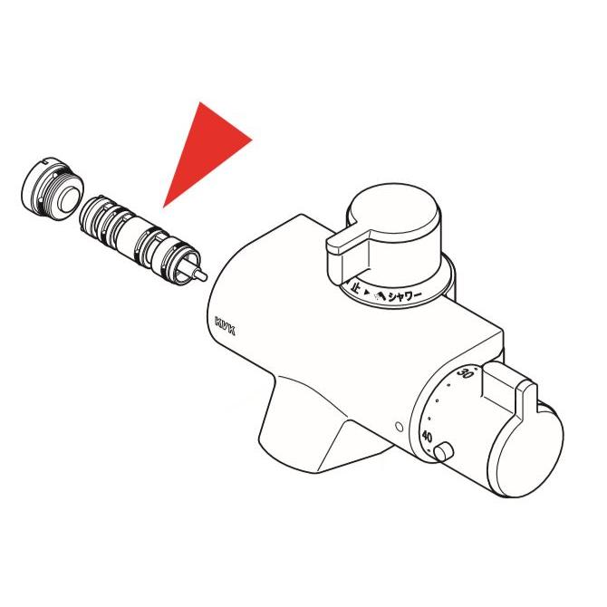 KVK KVK サーモスタットカートリッジ 【品番：PZ625】 : 住設プロ Yahoo!店 - 通販 - Yahoo!ショッピング