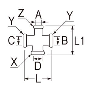 SANEI（水栓金具） SANEI 洗浄管連結異径クロス 【品番：H80-44-16X25X25X32】 : 住設プロ Yahoo!店 - 通販 - Yahoo!ショッピング