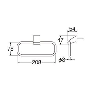 SANEI（水栓金具） SANEI タオルリング 【品番：W5701-C】 : 住設プロ Yahoo!店 - 通販 - Yahoo!ショッピング