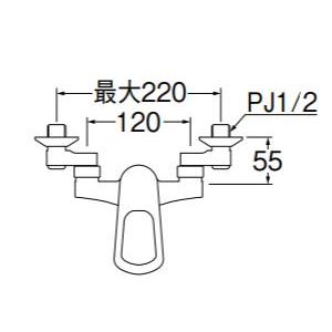 SANEI（水栓金具） SANEI シングル混合栓 一般地用 【品番：K17CE-13】 : 住設プロ Yahoo!店 - 通販 - Yahoo!ショッピング