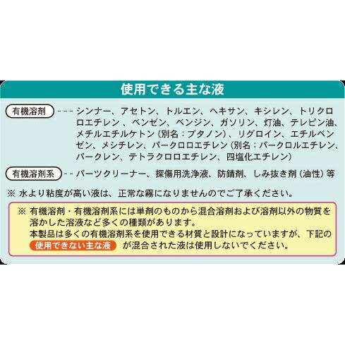 フルプラ 有機溶剤系用プレッシャー式噴霧器 500mL 【品番：No.3705】 : 住設プロ Yahoo!店 - 通販 - Yahoo!ショッピング