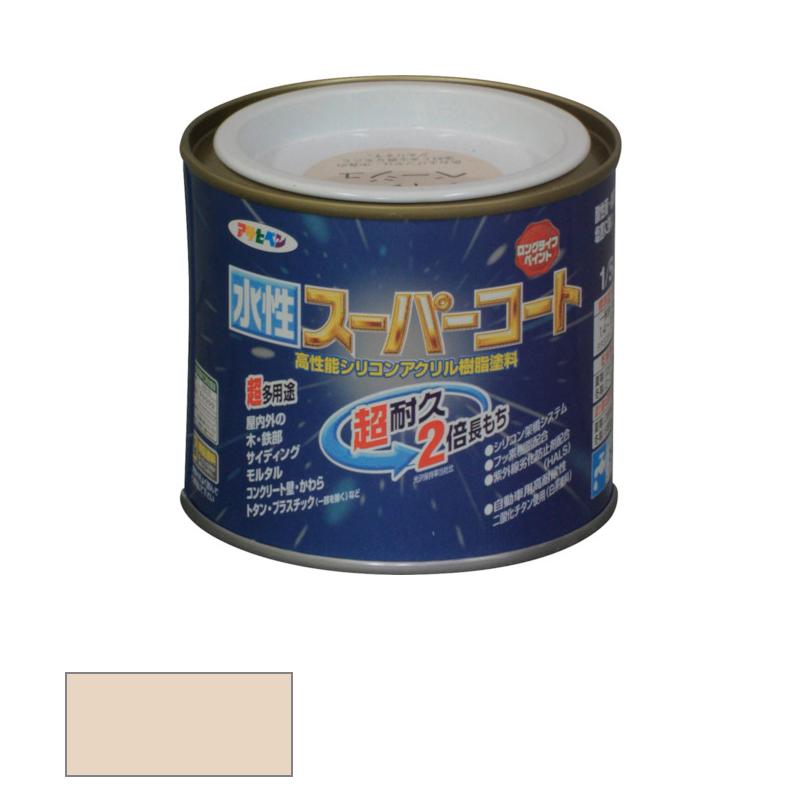 アサヒペン アサヒペン 水性 スーパーコート テキントベージュ 1/5L 【品番：4970925412249】 : 住設プロ Yahoo!店 ...