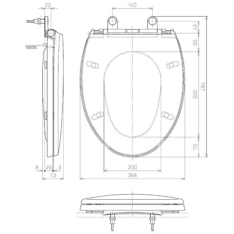 TOTO TOTO 普通便座（前丸） ソフト閉止付き エロンゲートサイズ（大形） パステルアイボリー 【品番：TC301#SC1】 : 住設プロ Yahoo!店 - 通販 - Yahoo!ショッピング