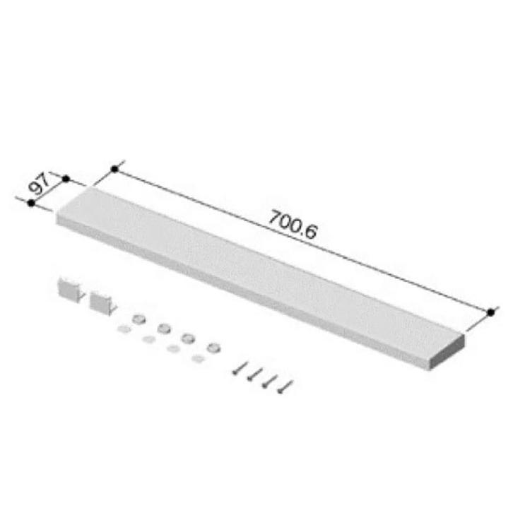INAX LIXIL（INAX） とるピカスリムカウンター（取付金具付き） ブラック 【品番：CT-700A（3）-SET/N11】 : 住設プロ Yahoo!店 - 通販 - Yahoo ...